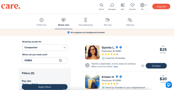 Care.com Review, Our In-Depth Analysis (2025)