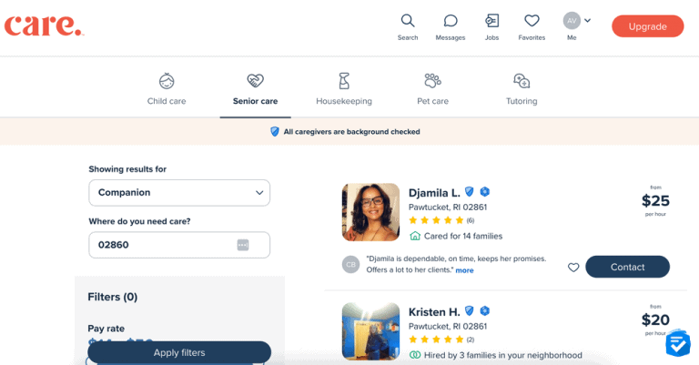 Care.com Review, Our In-Depth Analysis (2025)